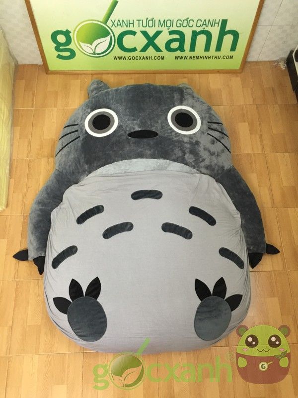 Nệm mèo Totoro, Mền nhung (1.2 x 1.8m)